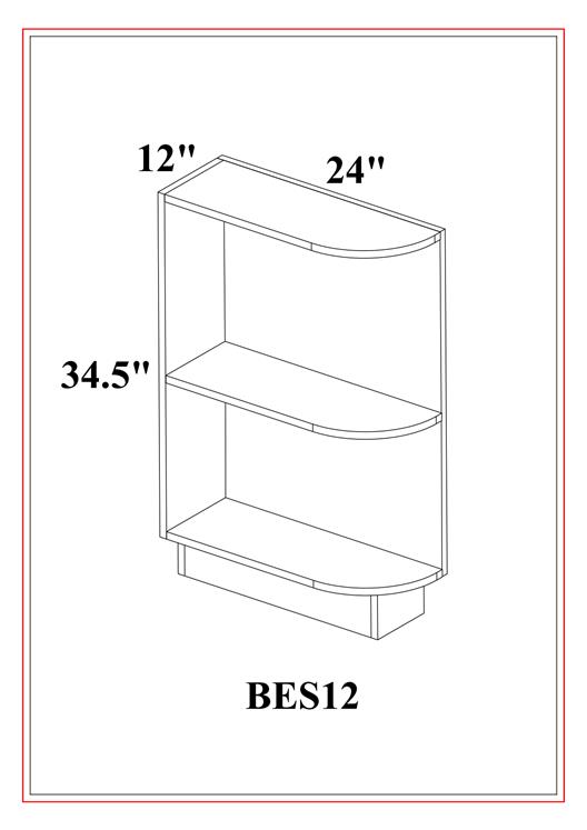 SG Base End Shelf – Bremen Cabinetry
