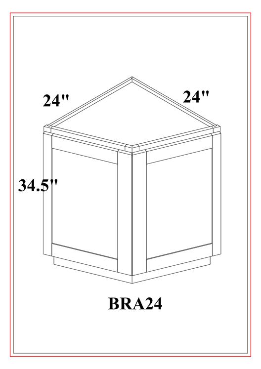 SG Base Return Angle Cabinet – Bremen Cabinetry