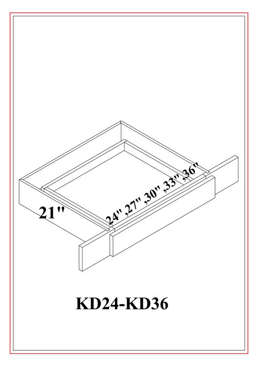 SG Knee Drawer – Bremen Cabinetry