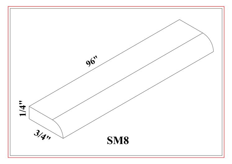 SG Simple Scribe Molding – Bremen Cabinetry